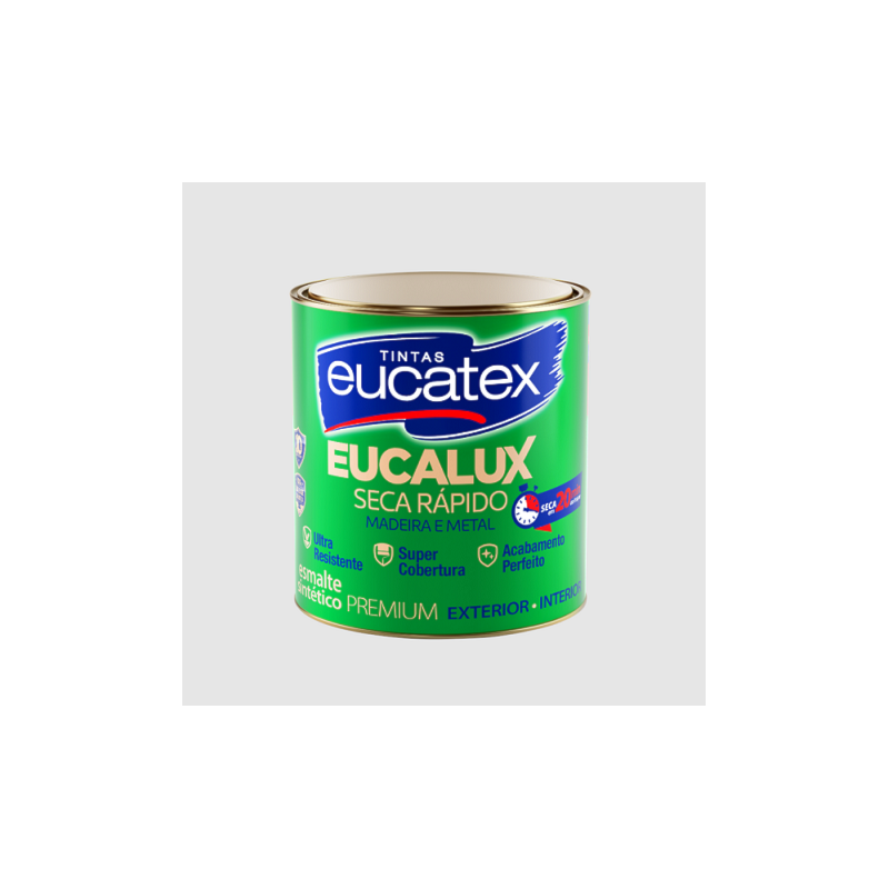 Esmalte sintético Eucatex brilhante 0,9L Verde Nilo - Casa Fernandes