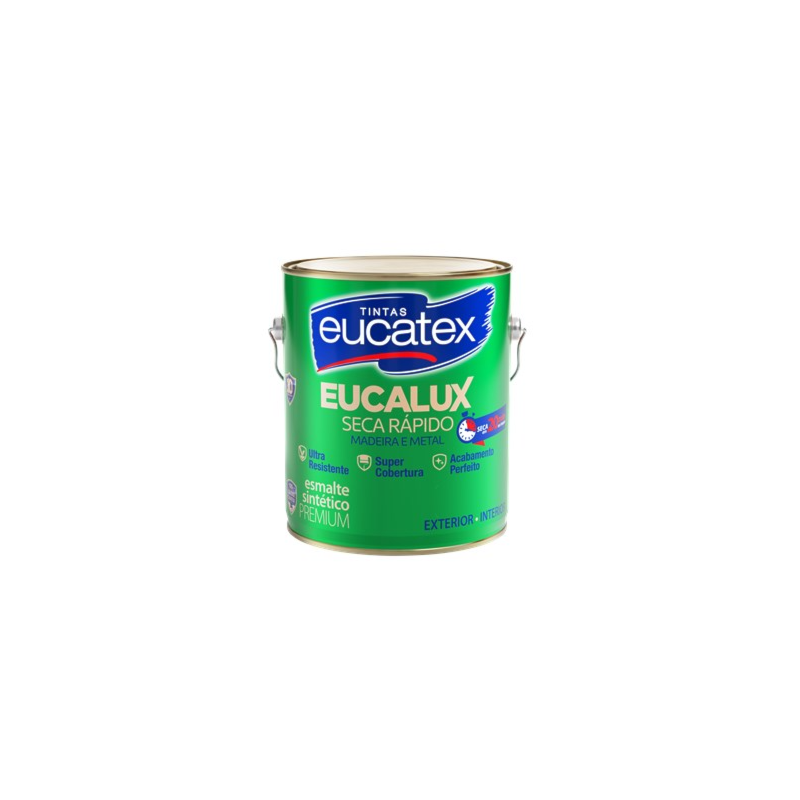 Esmalte sintético Eucatex brilhante 3,6L Verde Nilo - Casa Fernandes